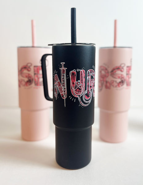 Nurse - 32oz MiiR All Day Straw Cup with Handle – arteryink