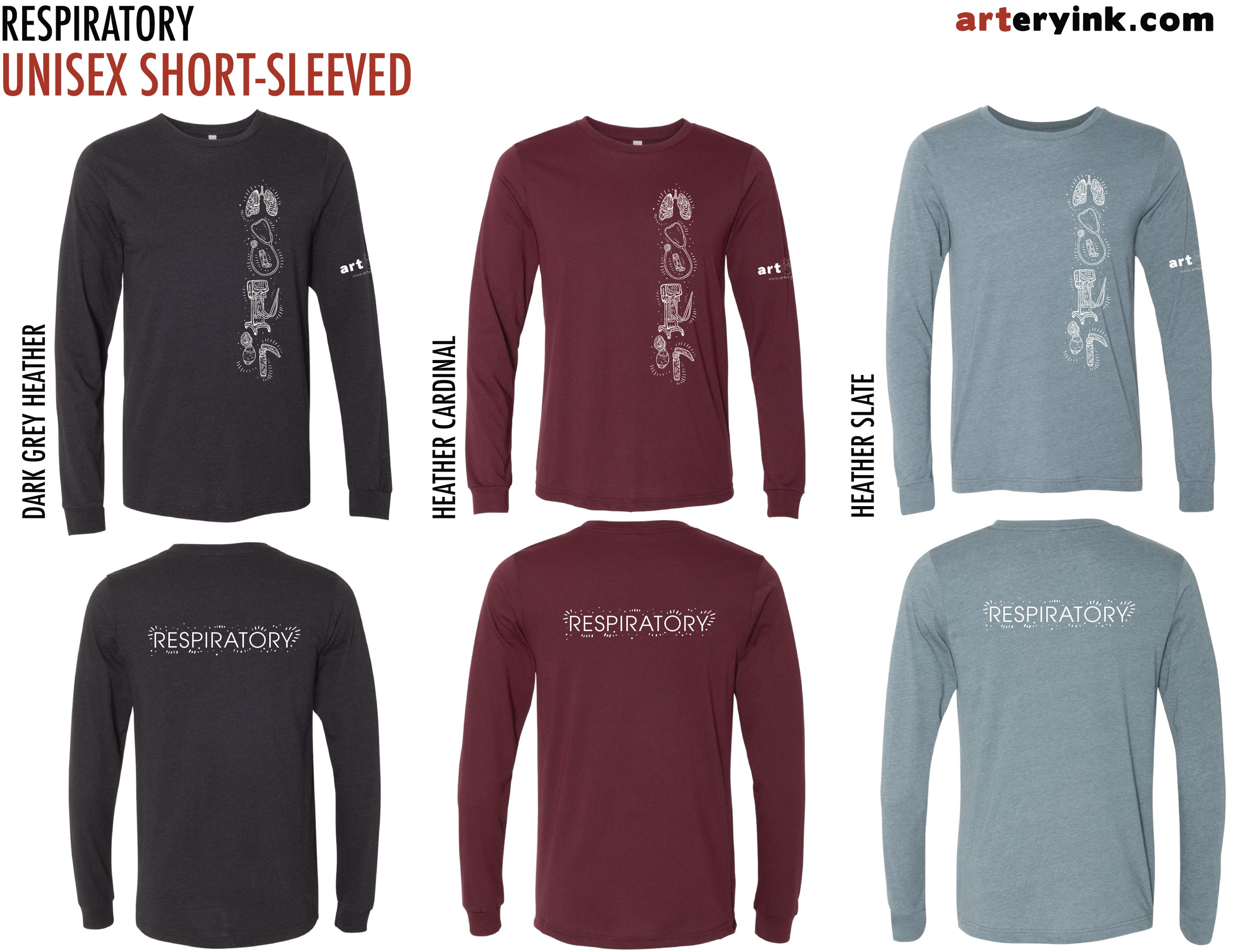 Respiratory / Mini Icons Strip / Pre-Order – arteryink