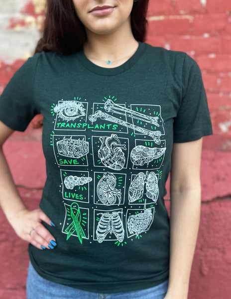 Transplants Save Lives Unisex T.Shirt – arteryink