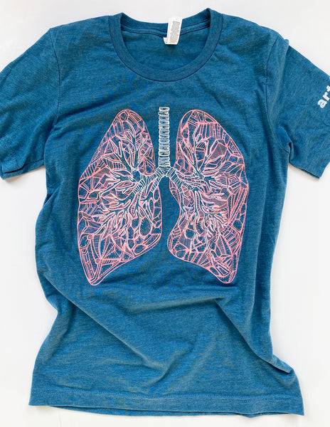 Anatomical Lungs Unisex T. Shirt – arteryink